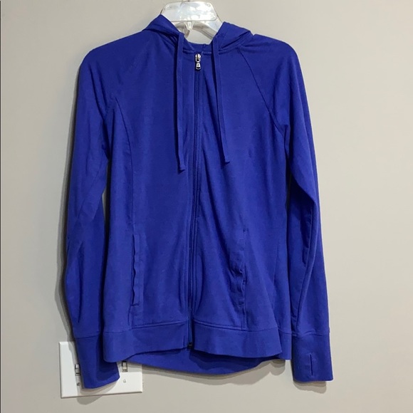 Jackets & Coats | Blue Zip Up Jacket | Poshmark